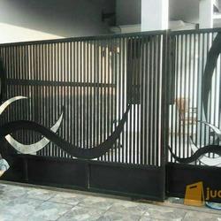 Jual pagar besi motif minimalis - Kota Bekasi - berkah jaya las | Tokopedia