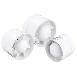 Jual 8 Inch 220V 80W Inline Duct Fan Booster Exhaust Blower Air ...