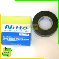 Jual Isolasi NITTO 25m / Isolasi Listrik / Tape PVC Hitam / Solasi ...