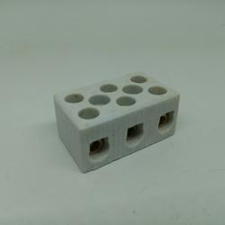 Jual Terminal Block Keramik Blok 2 Pole 15 Ampere 250V Putih Premium ...