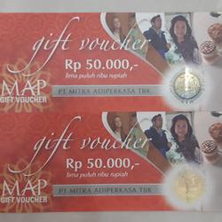 Promo Voucher MAP Nominal Rp 500.000 Cicil 0% 3x - Jakarta Selatan - Ultra Voucher Mall | Tokopedia