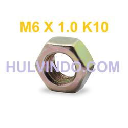 Jual Mur Kuning m6 x 1.0 x k10 Hex Nut Besi m6 Mur Besi m6 - Jakarta ...