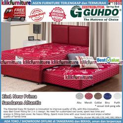 Jual Spring bed 2in1 New Prima 90x200 cm Hb Atlantic Full set - Guhdo - Merah - Kota Tangerang ...