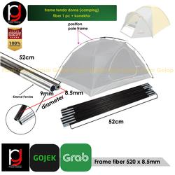 Jual Frame tenda fiber untuk tenda dome camping outdoor - Rangka tent ...