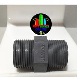 Jual DOUBLE NEPEL 1/2" PVC / SAMBUNGAN DRAT LUAR PIPA PVC NIPPLE - Kota Balikpapan - TB. KOTA ...