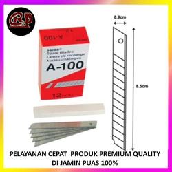 Jual Isi Cutter Kecil Kenko A100/Refill Spare Blade/Kater A-100/Mata Pisau - Kab. Tangerang ...