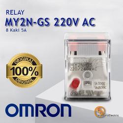 Jual Relay OMRON MY2N GS AC 220V + Socket 100% Original / RELAY OMRON MY 2N - Relay + Socket ...