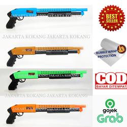 Jual Mainan Pistol Tembak Tembakan Kokang Shotgun Dcobra M388 Black ...