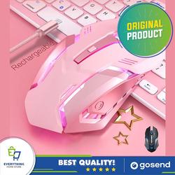Promo MOFii Mouse Wireless Gaming Rechargeable Baterai Type-C Fast ...