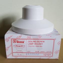 Jual BROCO Lux Fitting Plafon 12101 Putih E27 Gracio Besar Fiting Lampu ...