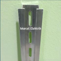 Jual Rel MCB Alumunium 2 Fungsi / Din Rail MCB Alumunium 1 Meter ...