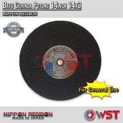 Jual Nippon Resibon Cutting Wheel 14 inch Batu Gerinda Potong 355x3x25 ...