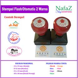 Promo Cetak Stempel Flash| Stample Flash 2 Warna - Tiga Warna, KECIL ...