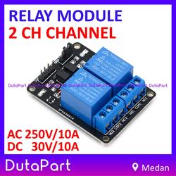 Jual Modul OPTOCOUPLER 10A 250VAC 10A 30VDC Arduino Relay 2 Channel 5V ...