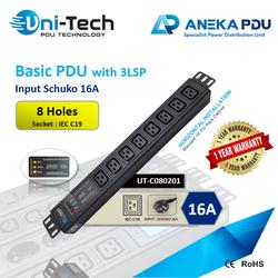 Jual PDU 8 Holes C13 Style with 3LSP, Input C14 10A - Kota Bekasi ...