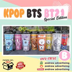Jual Botol Tumbler BTS Line BT21 × Indomaret point official merchandise - Merah - Kota Malang ...