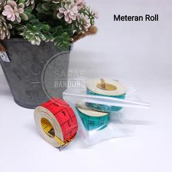 Jual Meteran Gulung Kain Bulat Rol 50M | Cloth Tape Measure Roll Pita ...