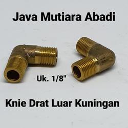 Jual Knee / Knie / Elbow /Siku Drat Luar Dalam 1/4" Kuningan (Import ...