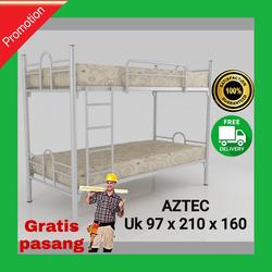 Jual Ranjang Besi Tempat Tidur Besi Divan Besi Susun Tingkat Demir 90 x ...