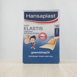 Jual 1BOX HANSAPLAST KAIN ELASTIS 100 LEMBAR hansaplas plaster plester ...