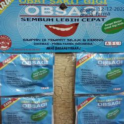 Jual OBSAGI(OBAT SAKIT GIGI) 100% ORIGINAL - Kab. Banyumas - Oemah ...