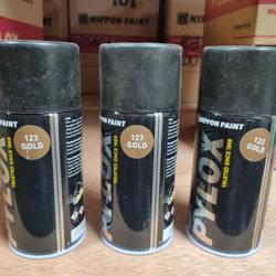 Jual Cat Semprot PYLOX / PILOX 123 Gold / Emas 300 CC NIPPON PAINT ...