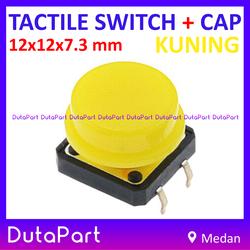 Jual Tactile Switch Push Button 12x12x7.3 mm 12x12 FREE KEY CAP PILIH ...