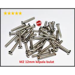 Promo Baut Screw M2 x 8 mm Self Tapping Head Sekrup Kepala Bulat Baut ...