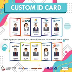Jual Custom Etoll Emoney ID Card BUMN Name tag brizzi tapcash flazz GEN ...