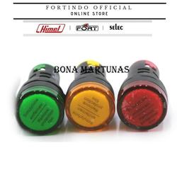 Jual Pilot Lamp LED 22m MERAH/KUNING/HIJAU AD22-22DS 220V FORT - Kuning ...