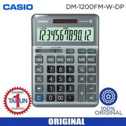 Jual KALKULATOR CASIO DM 1200 FM ORIGINAL - 12 DIGIT - 2 POWER-LAYAR ...