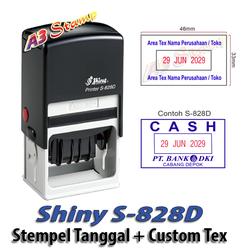 Jual Stempel Shiny S 827D Tanggal Otomatis Custom Text - Jakarta Timur ...