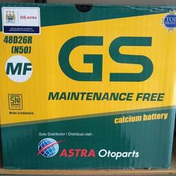 Jual Aki Mobil Battery GS ASTRA GS MF 355LN2 LN2 12V-60AH INNOVA BENSIN ...