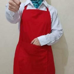 Jual Apron/celemek polos - merah - Kab. Tangerang - Grosir Apron ...