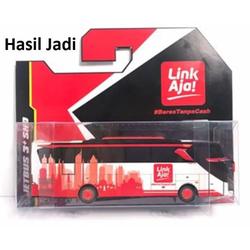 Jual DIY Miniatur Bus Haryanto 060 Tanah Suci JetBus Papercraft ...