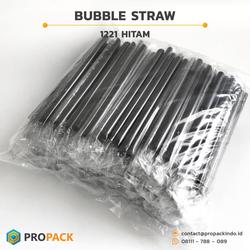 Promo SEDOTAN BUBBLE 1221 HITAM - BOBA STRAW - HIGENIS STERIL - ISI 100 ...