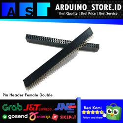 Jual PIN HEADER MALE STRIP DOUBLE ROW 2X40 2.54MM BLACK HITAM - Kota Bandung - CNC STORE BANDUNG ...