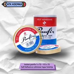 Jual isolasi panfix 1 x 72 - 1/2 x 72 Self Adhesive cellulose tape ...