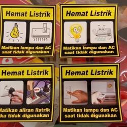 Jual STICKER K3 SAFETY SIGN BAHAYA PANEL LISTRIK Ukuran Besar - L ...