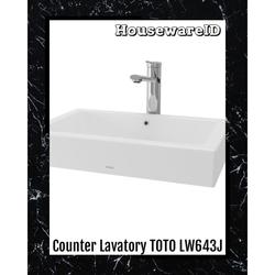 Jual Wastafel TOTO LW246J Original, washtafel lavatory toto tipe LW246 ...