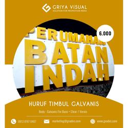 Jual HURUF TIMBUL GALVANIS LOGO CUSTOM - Jakarta Selatan - Griya Visual ...
