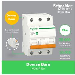 Promo (Isi 6pcs) Schneider Electric NEW DOMAE MCB 16A 1P - DOMF01116 Cicil 0% 3x - Jakarta Pusat ...