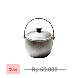 Jual Kastrol Liwet Ukuran No 6 1 Liter Panci Kastrol Alumunium Periuk ...