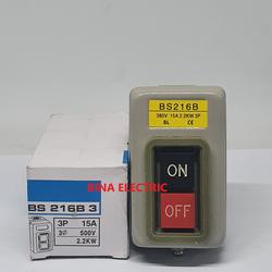 Jual Power Push Button Switch ON-OFF BS230B 3P 30A 3.7kW 500V BS-230B ...