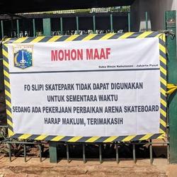 Jual spanduk banner cetak gambar poster kerja proyek data tulisan dinas ...
