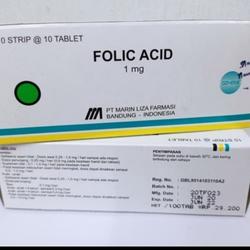 Jual asam folat 1mg/ acid folic 1mg tab 100/box - Jakarta Pusat ...