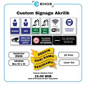 Harga Custom Papan Tanda Signage Murah Terbaru 2022 | Hargano.com