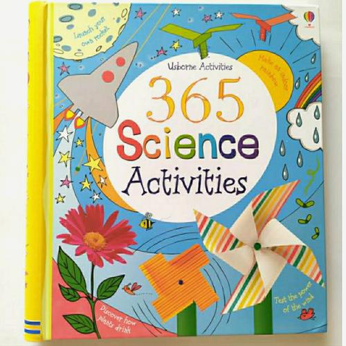 Jual Usborne 365 Science Activities (Hardback with spiral binding ...