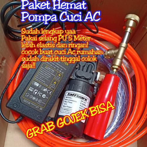 Jual PAKET POMPA CUCI AC RUMAH DP 537 12V SELANG PU SLIP LOCK - Jakarta ...