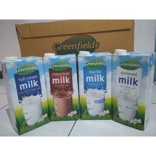 Jual Susu Greenfield Greenfields UHT 1000ml 1000 ml 1L 1 liter all ...